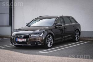 Brown Audi A6 2012 in Riga, with an engine capacity of 3.00 L and mileage of 312 thousand km for 13500 €, photo  on AUTOMOTO.COM.LV