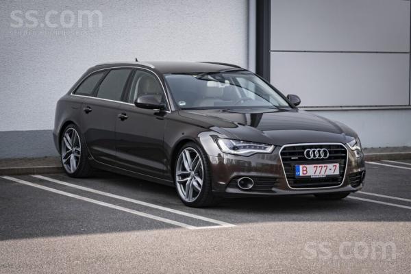 Brown Audi A6 2012 in Riga, with an engine capacity of 3.00 L and mileage of 312 thousand km for 13500 €, photo 3 on AUTOMOTO.COM.LV