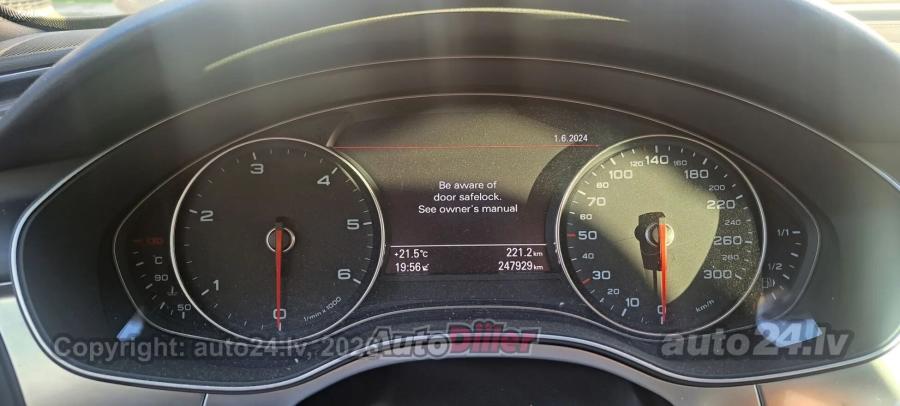 Brown Audi A6 2012 in Tallinn, with an engine capacity of 3.00 L and mileage of 296 thousand km for 15500 €, photo 12 on AUTOMOTO.COM.LV