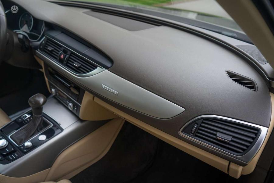 Brown Audi A6 2012 in Birstonas, with an engine capacity of 2.97 L and mileage of 290 thousand km for 7950 €, photo 20 on AUTOMOTO.COM.LV