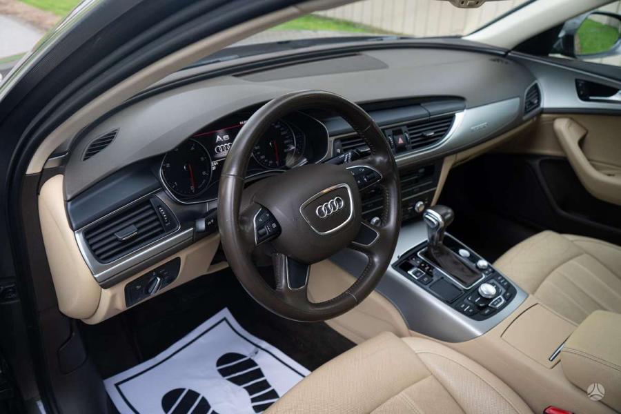 Brown Audi A6 2012 in Birstonas, with an engine capacity of 2.97 L and mileage of 290 thousand km for 7950 €, photo 23 on AUTOMOTO.COM.LV