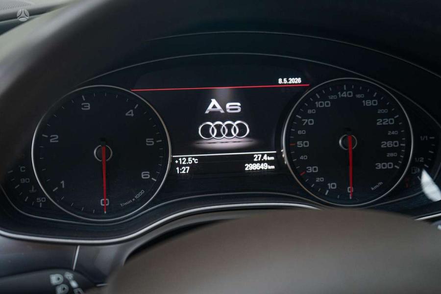 Brown Audi A6 2012 in Birstonas, with an engine capacity of 2.97 L and mileage of 290 thousand km for 7950 €, photo 24 on AUTOMOTO.COM.LV