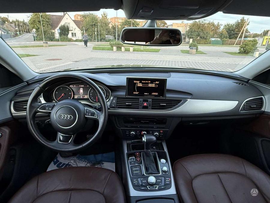 Brown Audi A6 2012 in Raseiniai, with an engine capacity of 1.97 L and mileage of 305 thousand km for 8999 €, photo 12 on AUTOMOTO.COM.LV
