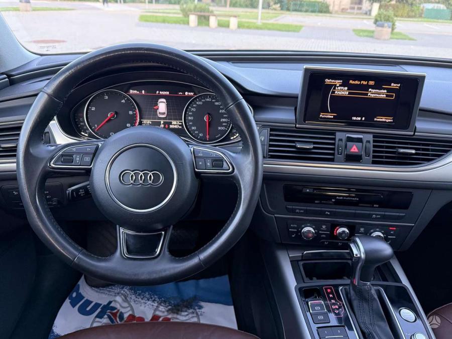 Brown Audi A6 2012 in Raseiniai, with an engine capacity of 1.97 L and mileage of 305 thousand km for 8999 €, photo 13 on AUTOMOTO.COM.LV
