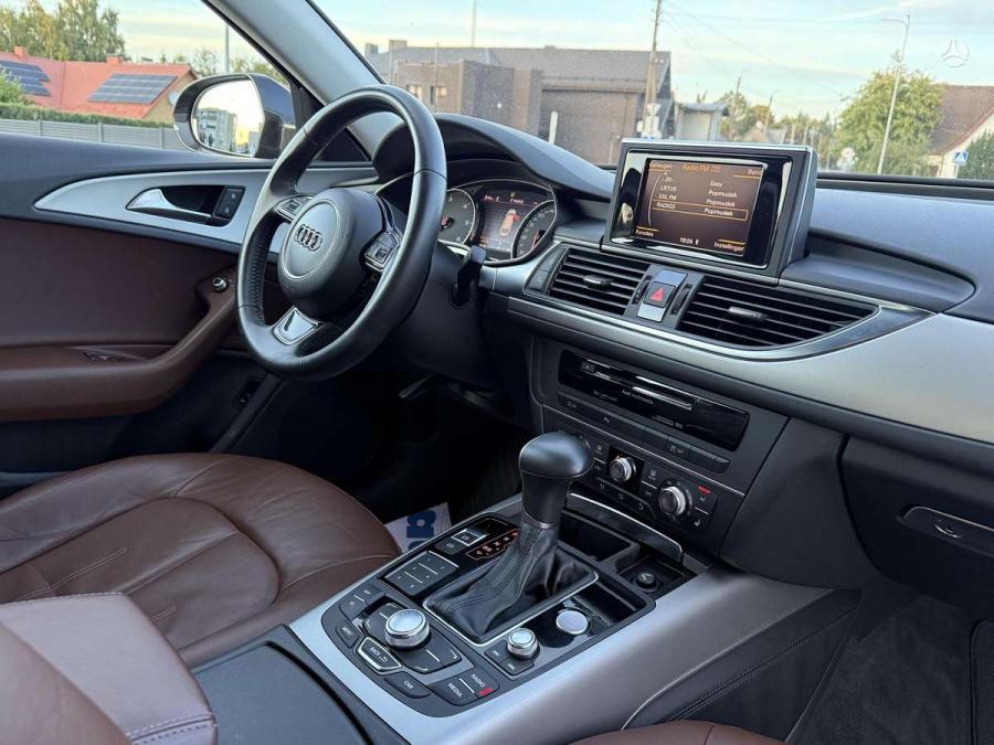 Brown Audi A6 2012 in Raseiniai, with an engine capacity of 1.97 L and mileage of 305 thousand km for 8999 €, photo 18 on AUTOMOTO.COM.LV