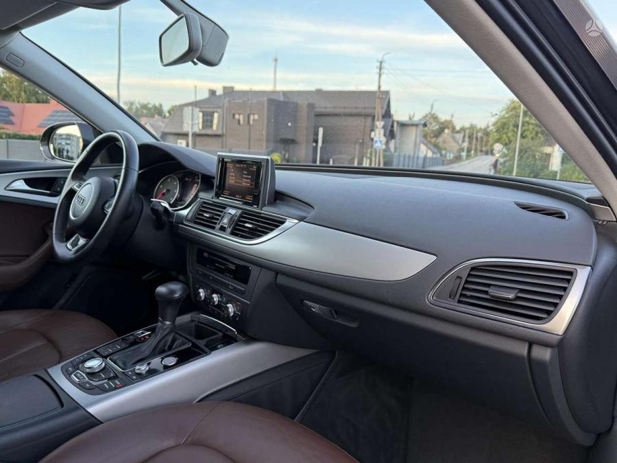 Brown Audi A6 2012 in Raseiniai, with an engine capacity of 1.97 L and mileage of 305 thousand km for 8999 €, photo 19 on AUTOMOTO.COM.LV