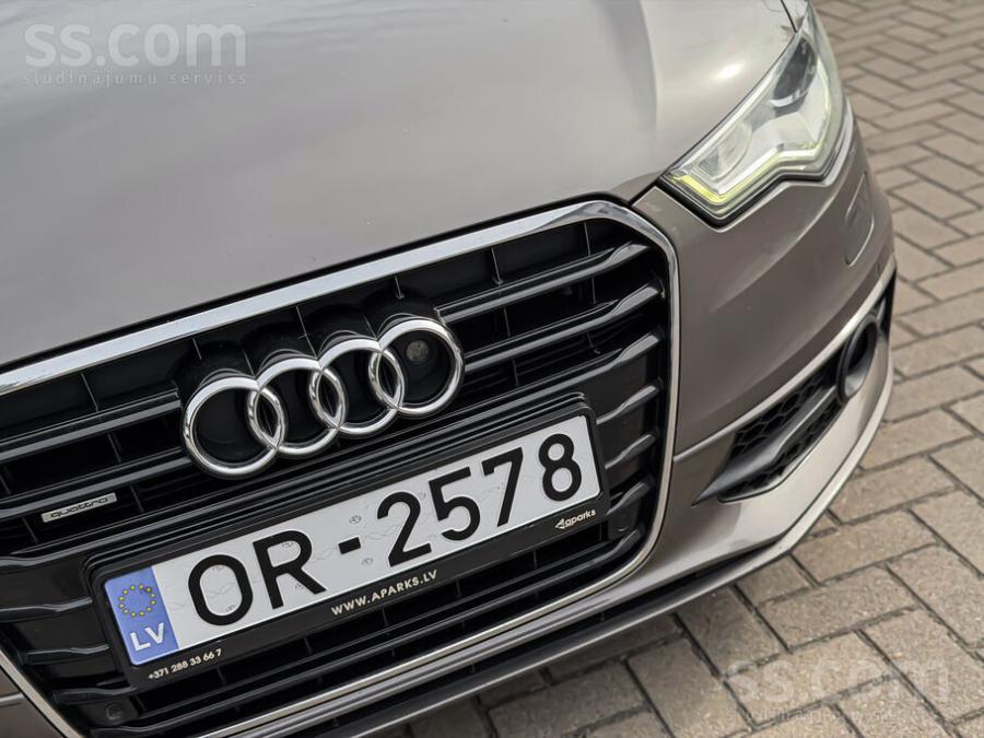 Brūns Audi A6 2012 Jelgava, ar dzinēja tilpumu 3.00 L un nobraukumu 370 tūkst. km par 8700 €, foto 11 vietnē AUTOMOTO.COM.LV