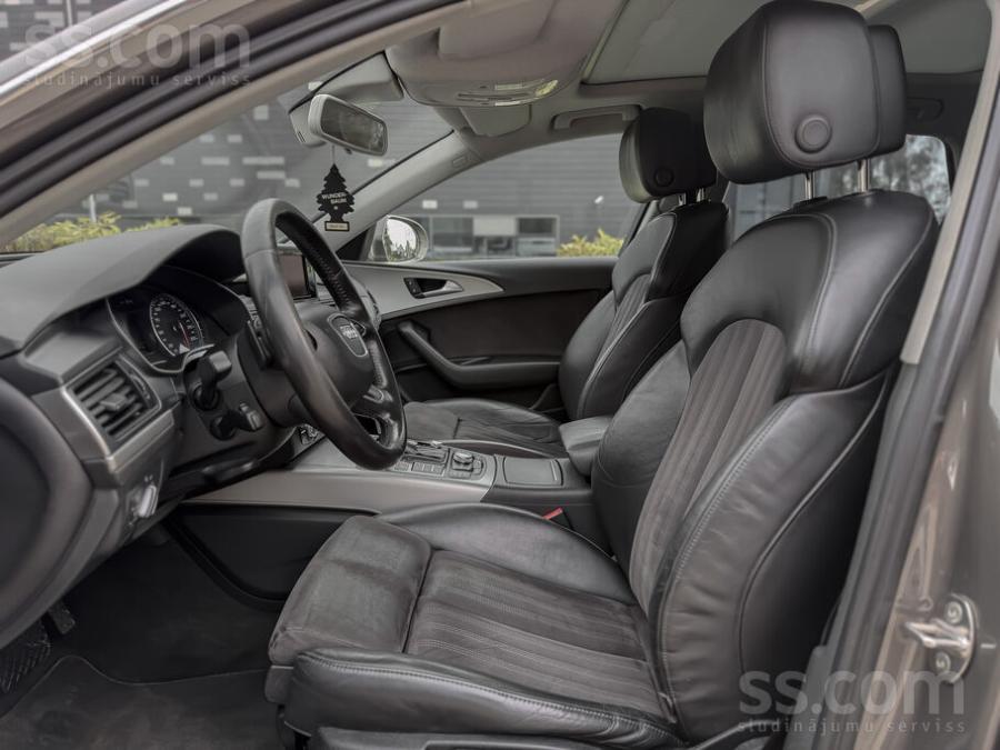 Brūns Audi A6 2012 Jelgava, ar dzinēja tilpumu 3.00 L un nobraukumu 370 tūkst. km par 8700 €, foto 15 vietnē AUTOMOTO.COM.LV