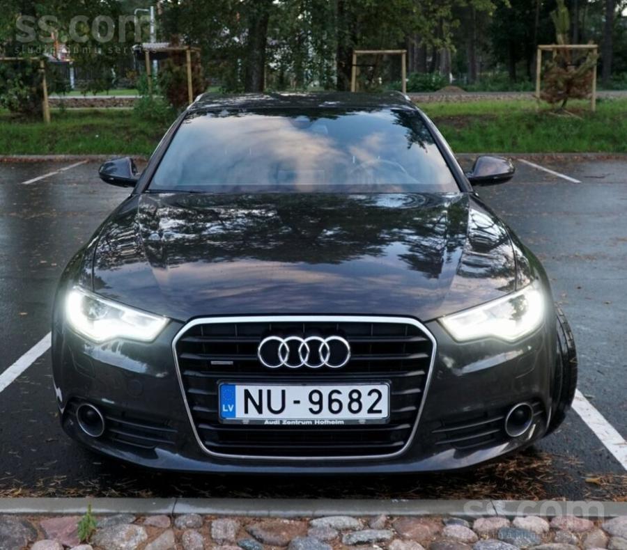 Brown Audi A6 2012 in Daugavpils, with an engine capacity of 3.00 L and mileage of 322 thousand km for 10600 €, photo 1 on AUTOMOTO.COM.LV
