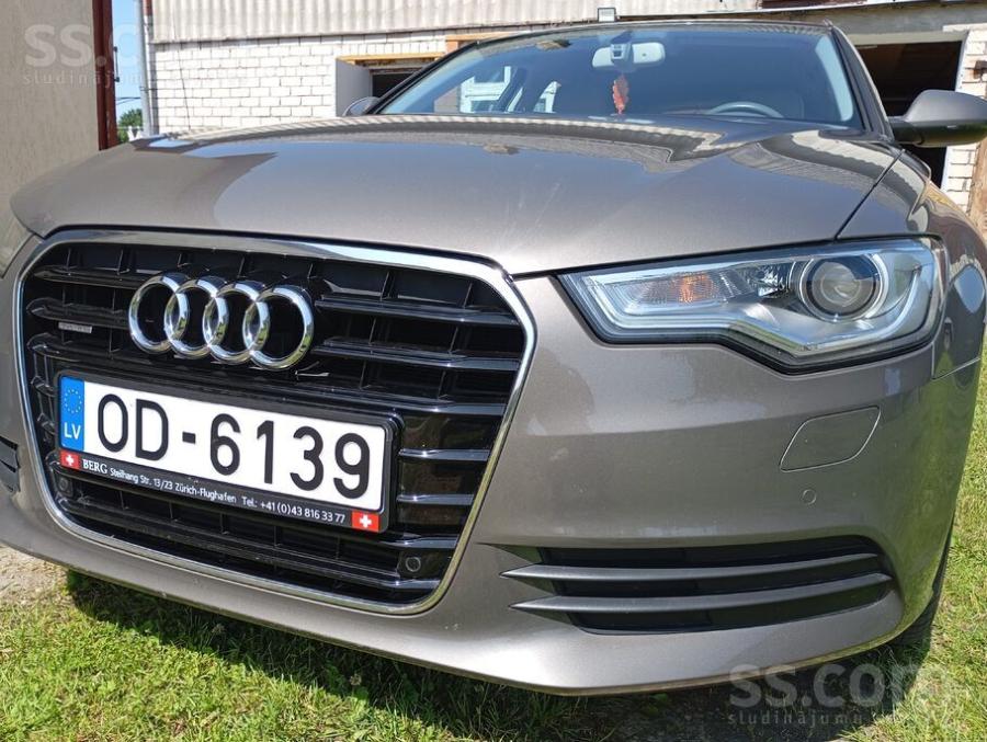 Brown Audi A6 2013 in Jekabpils, with an engine capacity of 3.00 L and mileage of 0 thousand km for 10999 €, photo 5 on AUTOMOTO.COM.LV