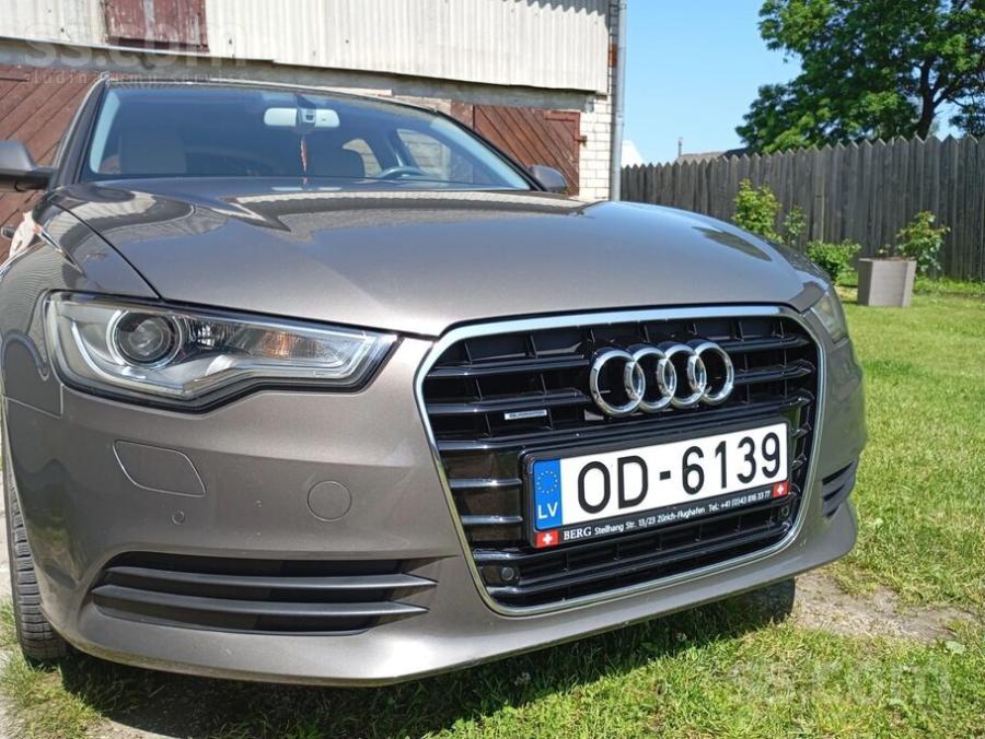 Brown Audi A6 2013 in Jekabpils, with an engine capacity of 3.00 L and mileage of 290 thousand km for 10990 €, photo 7 on AUTOMOTO.COM.LV