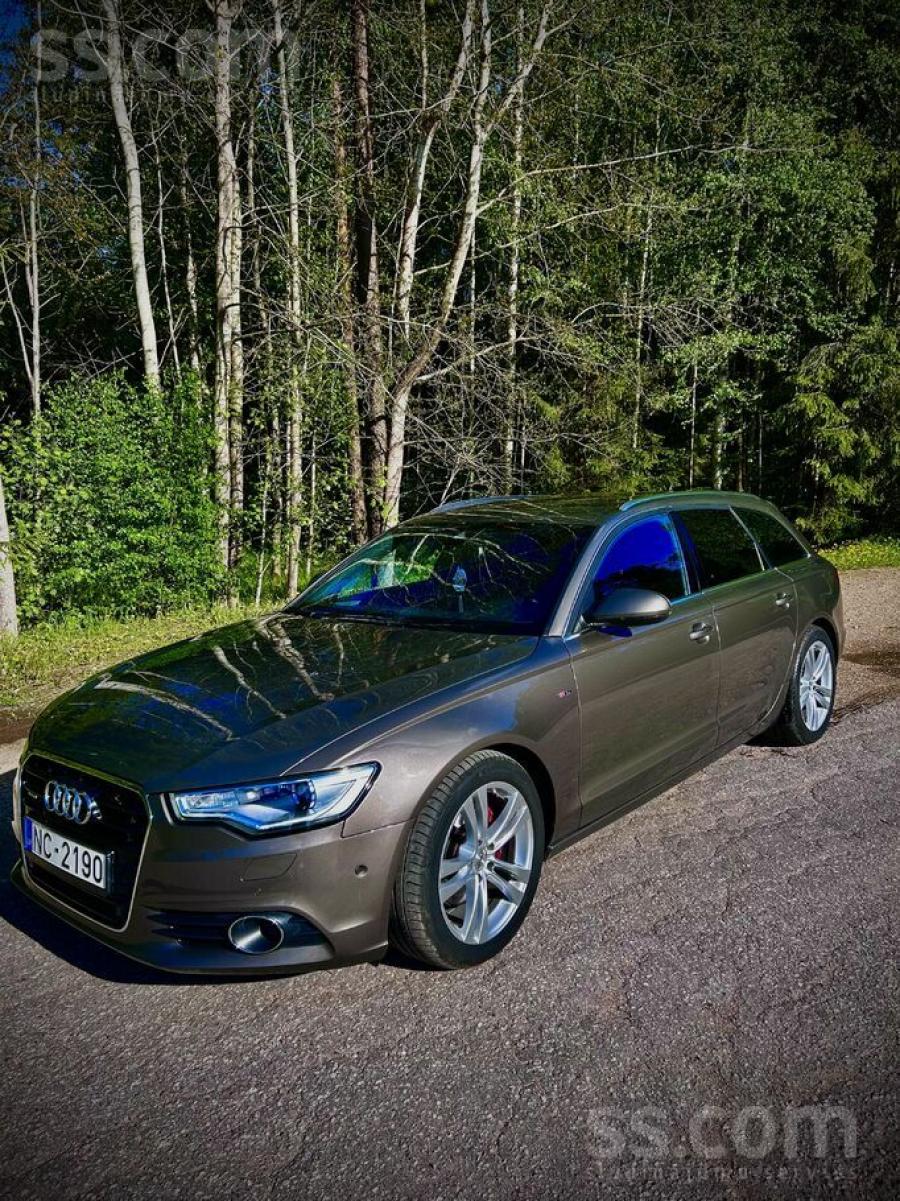 Brown Audi A6 2013 in Talsi, with an engine capacity of 3.00 L and mileage of 341 thousand km for 9200 €, photo 6 on AUTOMOTO.COM.LV