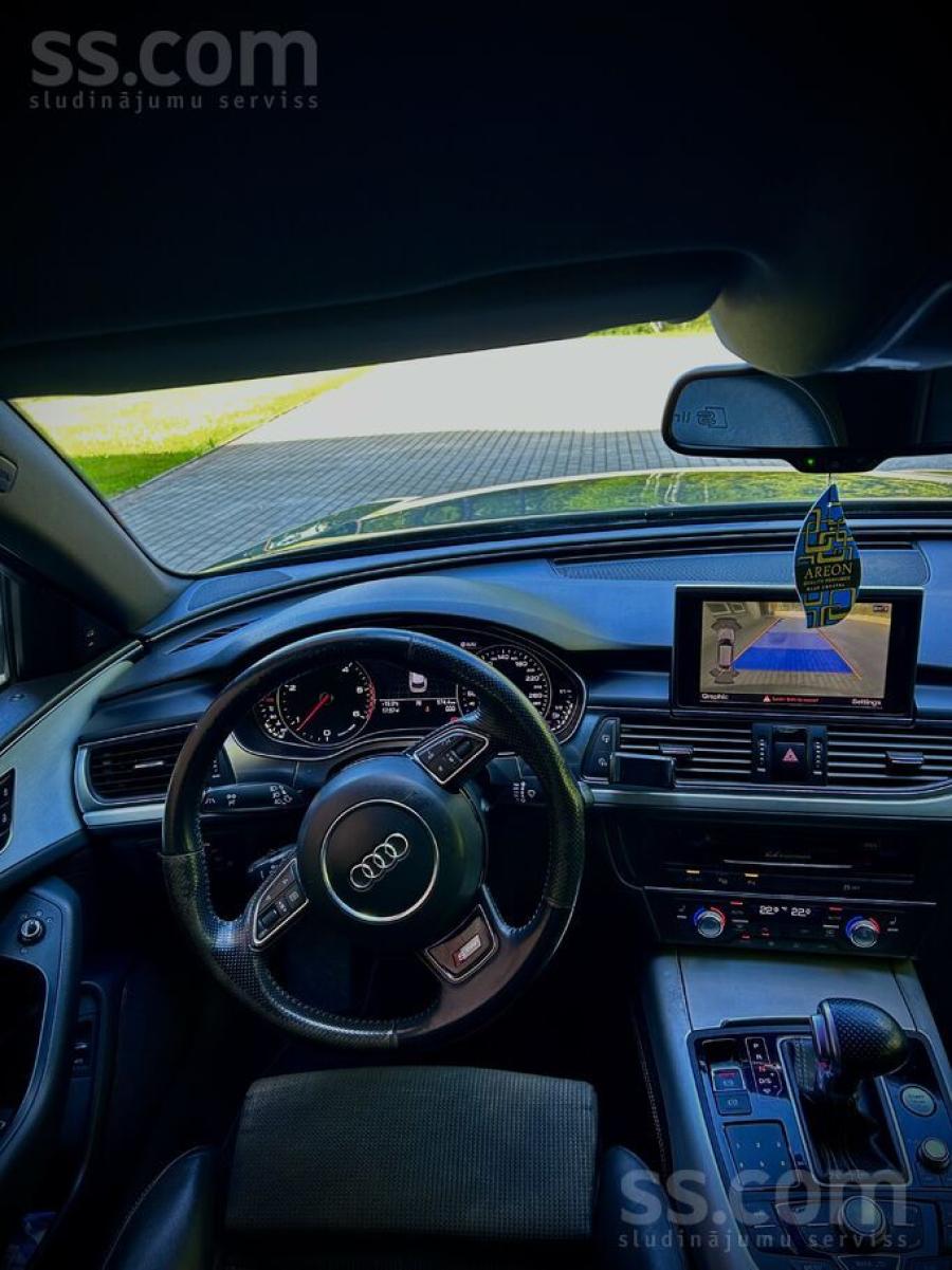 Brown Audi A6 2013 in Talsi, with an engine capacity of 3.00 L and mileage of 341 thousand km for 9200 €, photo 12 on AUTOMOTO.COM.LV