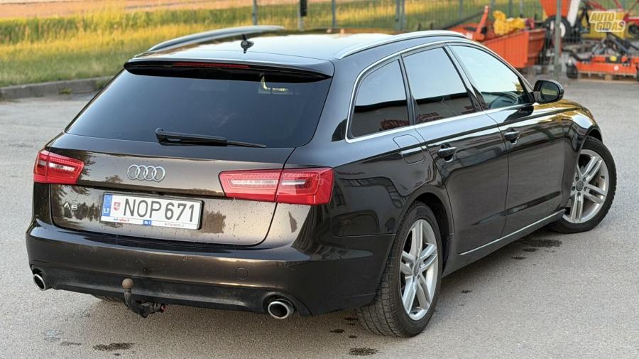 Brown Audi A6 2013 in Radviliskis, with an engine capacity of 3.00 L and mileage of 262 thousand km for 8650 €, photo 10 on AUTOMOTO.COM.LV