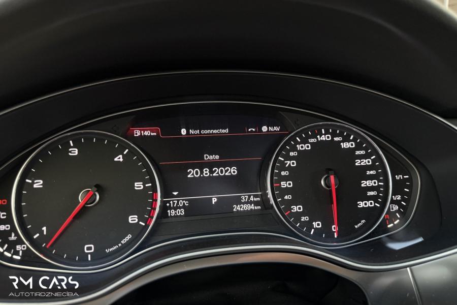 Brūns Audi A6 2013 Jelgava, ar dzinēja tilpumu 3.00 L un nobraukumu 242 tūkst. km par 13450 €, foto 24 vietnē AUTOMOTO.COM.LV