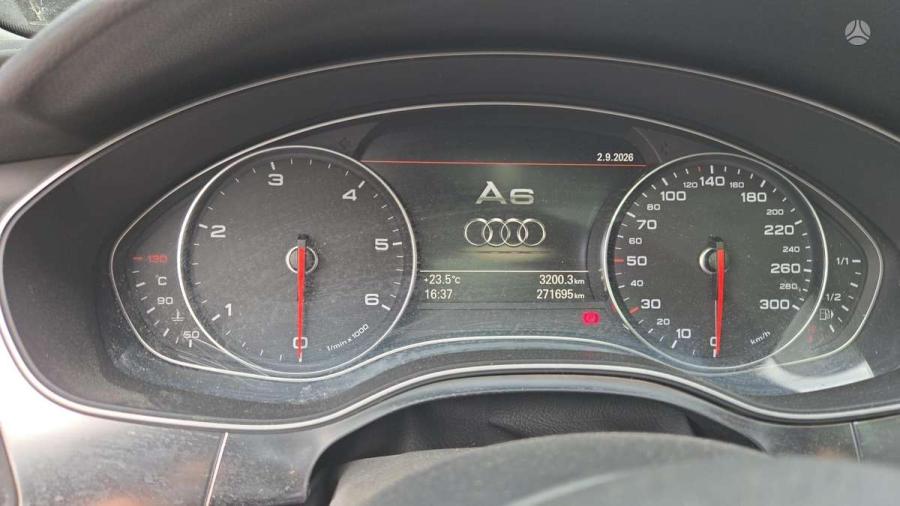 Brown Audi A6 2013 in Raseiniai, with an engine capacity of 2.97 L and mileage of 270 thousand km for 5950 €, photo 8 on AUTOMOTO.COM.LV