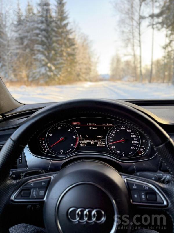 Brown Audi A6 2014 in Rezekne, with an engine capacity of 3.00 L and mileage of 280 thousand km for 16100 €, photo 9 on AUTOMOTO.COM.LV
