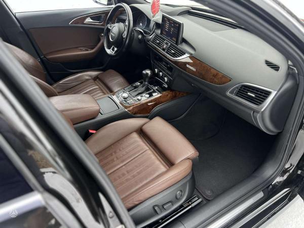 Brown Audi A6 2014 in Vilnius, with an engine capacity of 2.97 L and mileage of 225 thousand km for 14500 €, photo 9 on AUTOMOTO.COM.LV