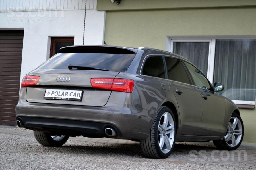 Brown Audi A6 2014 in Tukums, with an engine capacity of 3.00 L and mileage of 251 thousand km for 13190 €, photo 4 on AUTOMOTO.COM.LV