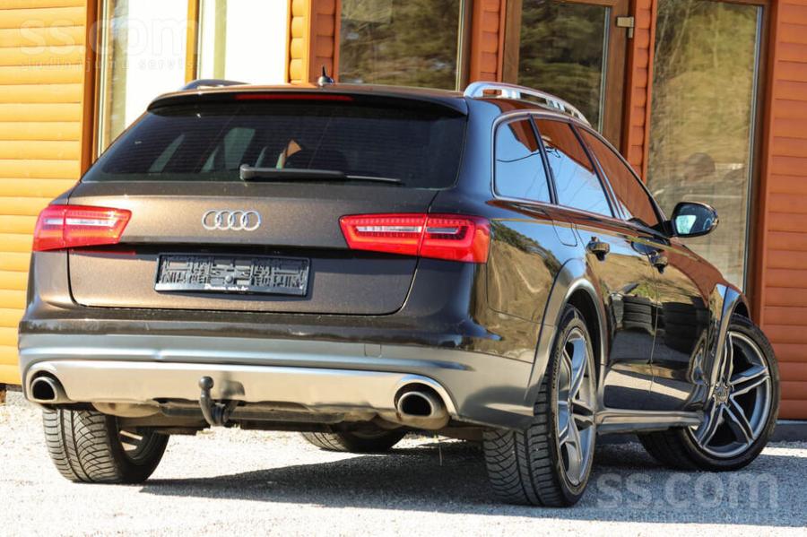 Brown Audi A6 2014 in Tukums, with an engine capacity of 3.00 L and mileage of 269 thousand km for 12990 €, photo 4 on AUTOMOTO.COM.LV