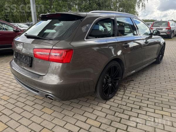 Brown Audi A6 2014 in Talsi, with an engine capacity of 3.00 L and mileage of 216 thousand km for 10395 €, photo 4 on AUTOMOTO.COM.LV