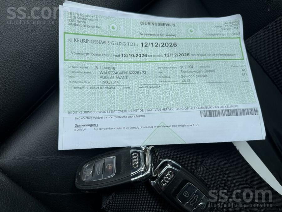 Brūns Audi A6 2014 Talsi, ar dzinēja tilpumu 3.00 L un nobraukumu 216 tūkst. km par 10395 €, foto 22 vietnē AUTOMOTO.COM.LV