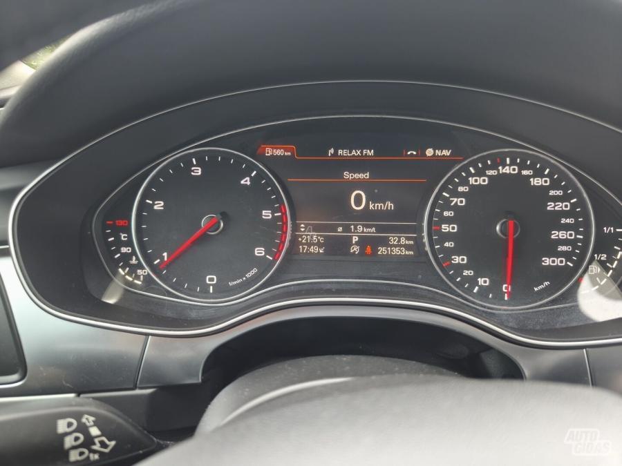 Brūns Audi A6 2014 Jurbarkas, ar dzinēja tilpumu 2.00 L un nobraukumu 252 tūkst. km par 8500 €, foto 14 vietnē AUTOMOTO.COM.LV