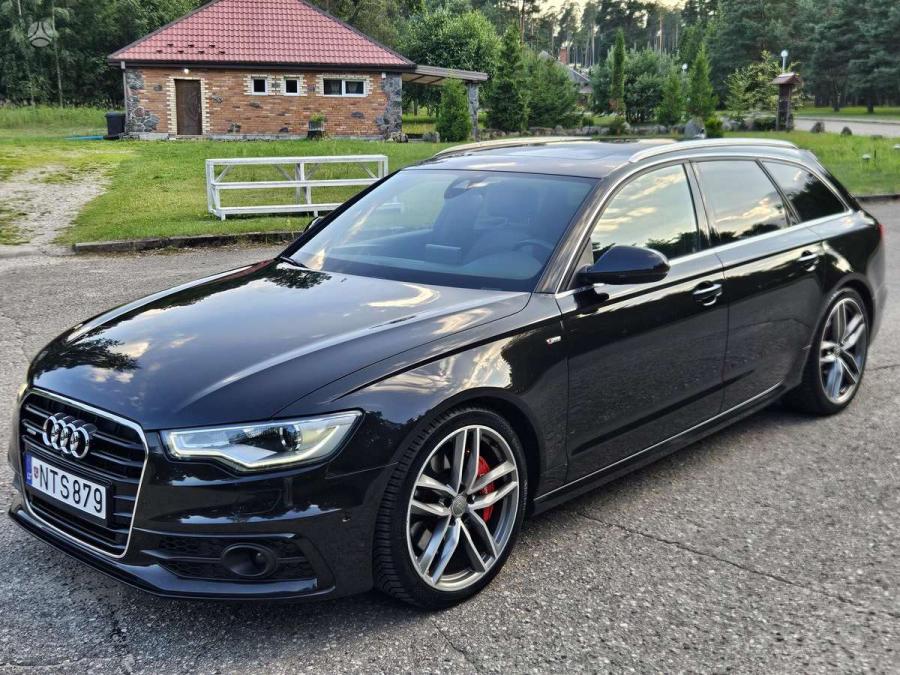 Brown Audi A6 2014 in Alytus, with an engine capacity of 2.97 L and mileage of 242 thousand km for 13999 €, photo 1 on AUTOMOTO.COM.LV