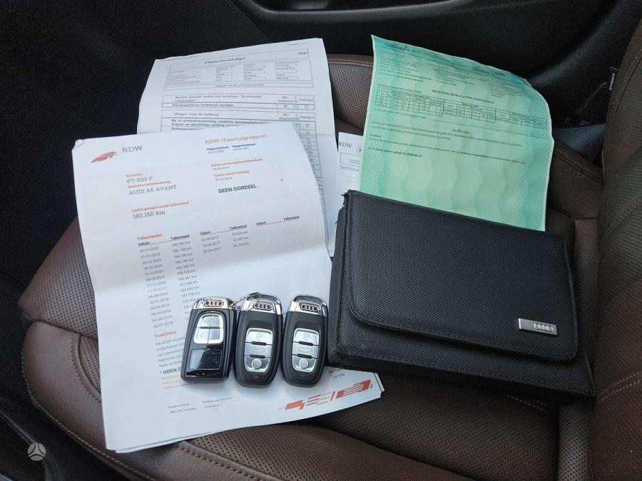 Brown Audi A6 2014 in Alytus, with an engine capacity of 2.97 L and mileage of 242 thousand km for 13999 €, photo 27 on AUTOMOTO.COM.LV