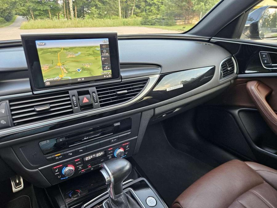 Brown Audi A6 2014 in Alytus, with an engine capacity of 2.97 L and mileage of 242 thousand km for 13999 €, photo 47 on AUTOMOTO.COM.LV