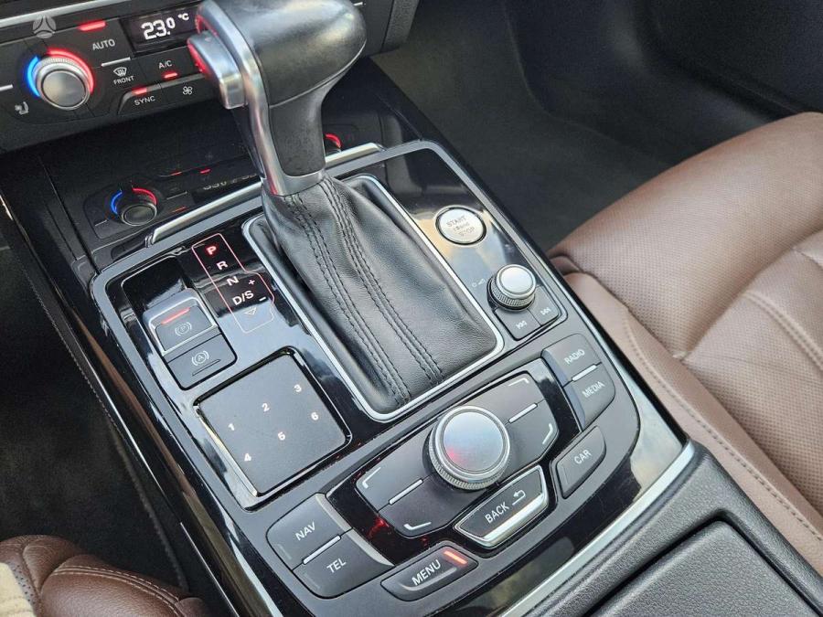 Brown Audi A6 2014 in Alytus, with an engine capacity of 2.97 L and mileage of 242 thousand km for 13999 €, photo 48 on AUTOMOTO.COM.LV