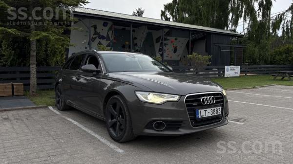 Brown Audi A6 2014 in Riga, with an engine capacity of 3.00 L and mileage of 344 thousand km for 8338 €, photo 2 on AUTOMOTO.COM.LV