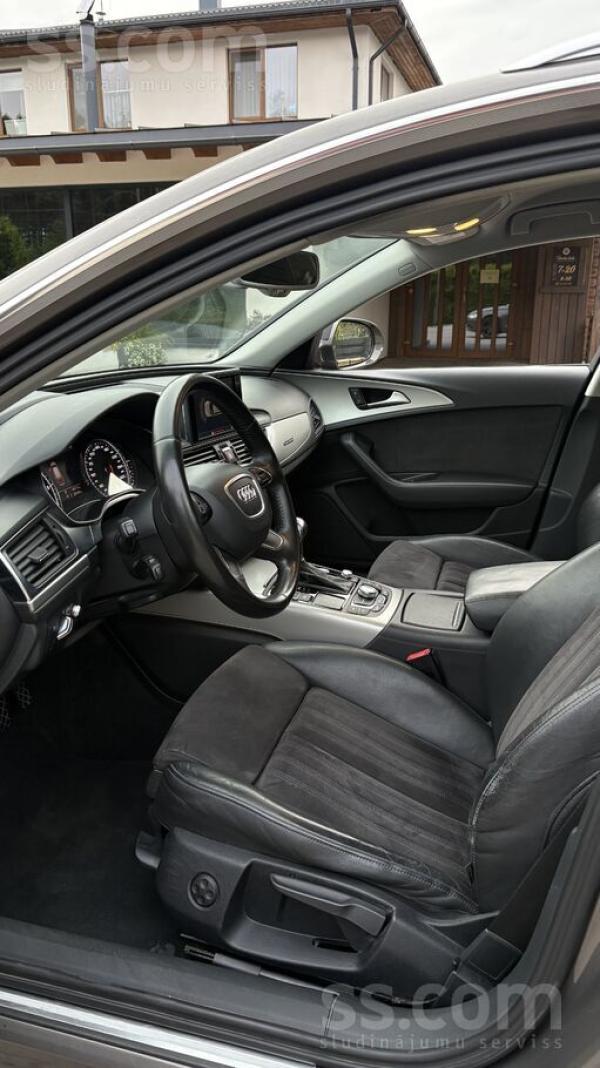 Brown Audi A6 2014 in Riga, with an engine capacity of 3.00 L and mileage of 344 thousand km for 8338 €, photo 6 on AUTOMOTO.COM.LV