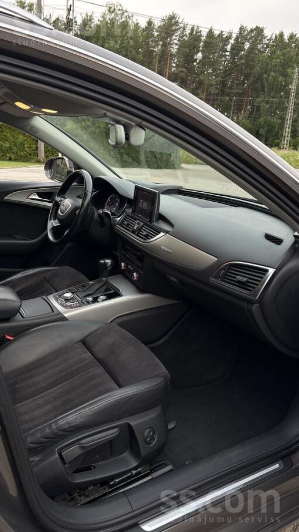 Brown Audi A6 2014 in Riga, with an engine capacity of 3.00 L and mileage of 344 thousand km for 8338 €, photo 10 on AUTOMOTO.COM.LV