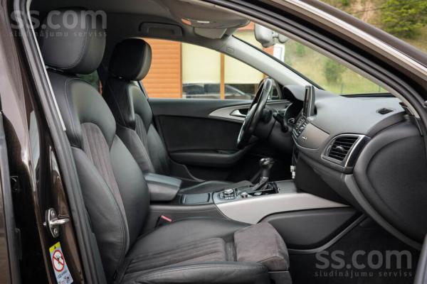 Brown Audi A6 2014 in Tukums, with an engine capacity of 3.00 L and mileage of 268 thousand km for 12490 €, photo 8 on AUTOMOTO.COM.LV