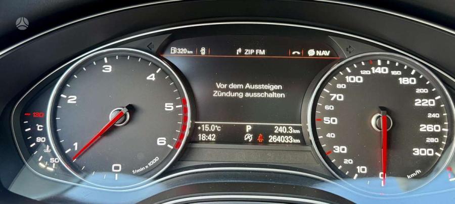Brown Audi A6 2014 in Siauliai, with an engine capacity of 1.97 L and mileage of 264 thousand km for 13750 €, photo 44 on AUTOMOTO.COM.LV