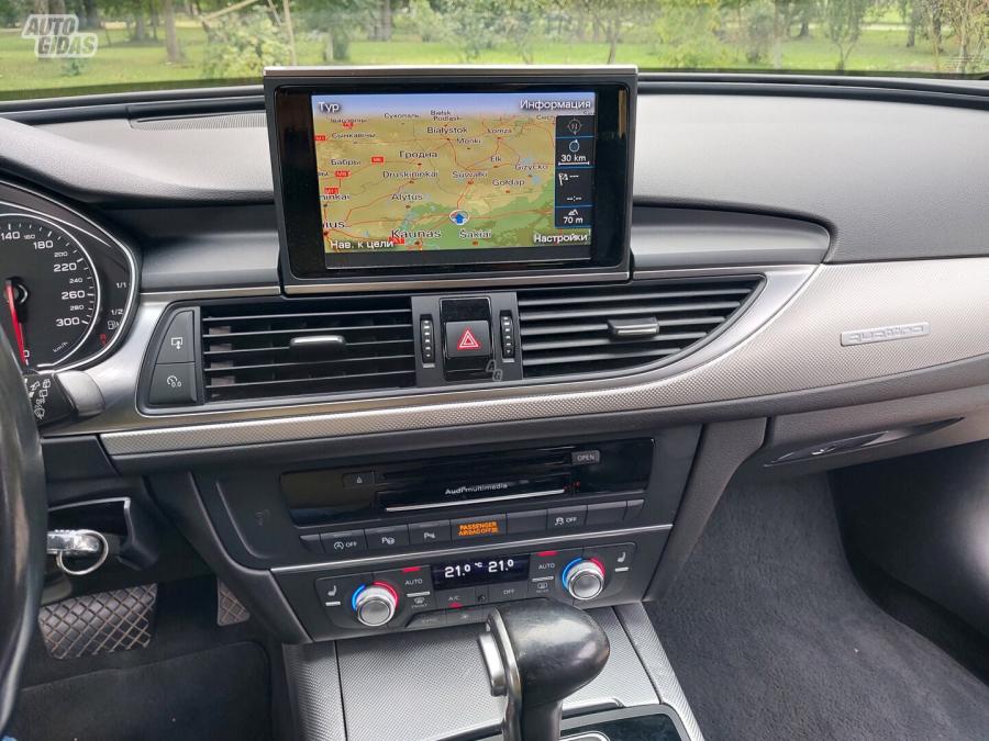 Brūns Audi A6 2014 Marijampole, ar dzinēja tilpumu 3.00 L un nobraukumu 310 tūkst. km par 9950 €, foto 18 vietnē AUTOMOTO.COM.LV