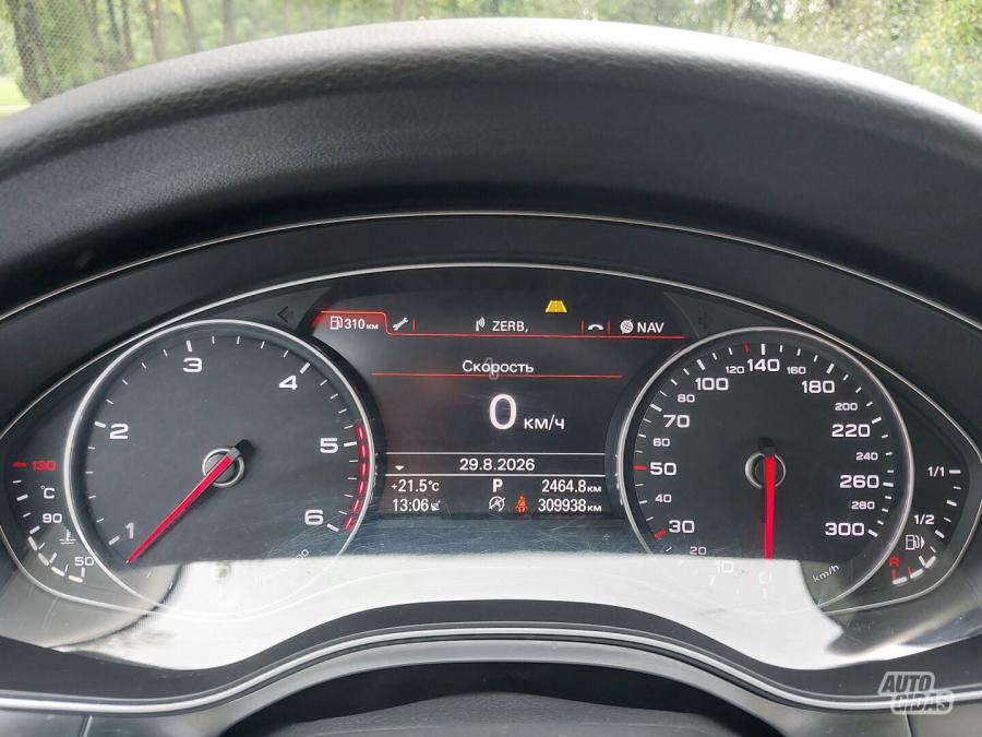 Brūns Audi A6 2014 Marijampole, ar dzinēja tilpumu 3.00 L un nobraukumu 310 tūkst. km par 9950 €, foto 22 vietnē AUTOMOTO.COM.LV