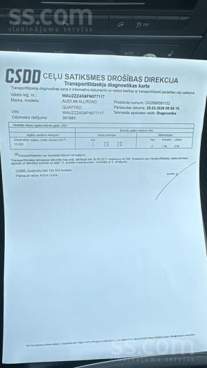 Brūns Audi A6 2015 Ogre, ar dzinēja tilpumu 3.00 L un nobraukumu 301 tūkst. km par 14880 €, foto 36 vietnē AUTOMOTO.COM.LV