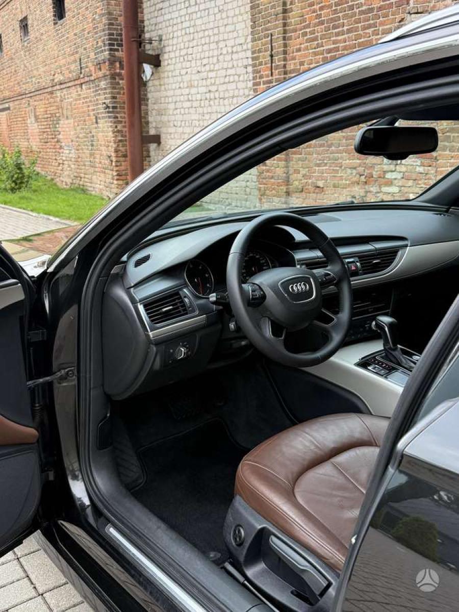 Brown Audi A6 2015 in Kedainiai, with an engine capacity of 1.97 L and mileage of 281 thousand km for 12950 €, photo 21 on AUTOMOTO.COM.LV
