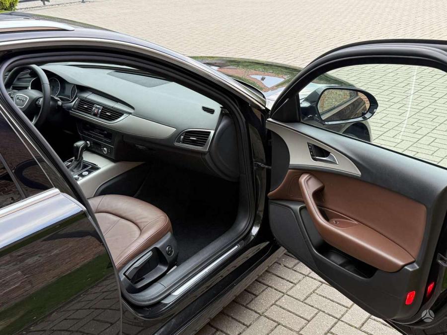 Brown Audi A6 2015 in Kedainiai, with an engine capacity of 1.97 L and mileage of 281 thousand km for 12950 €, photo 26 on AUTOMOTO.COM.LV