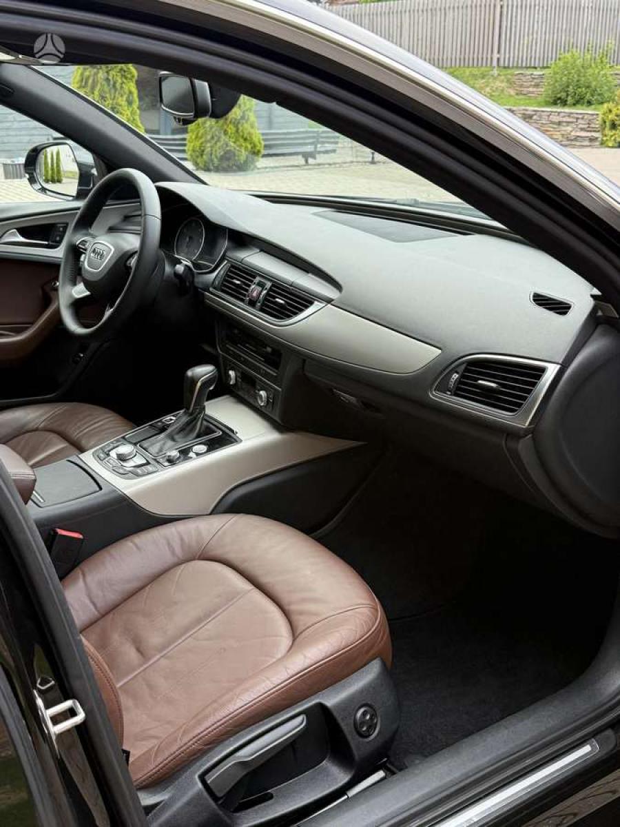 Brown Audi A6 2015 in Kedainiai, with an engine capacity of 1.97 L and mileage of 281 thousand km for 12950 €, photo 27 on AUTOMOTO.COM.LV