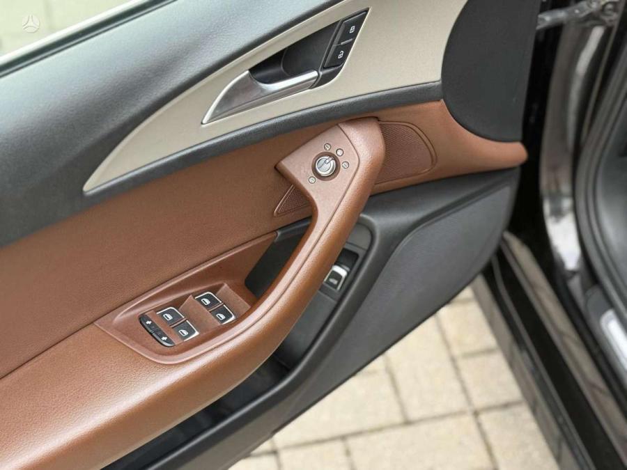 Brown Audi A6 2015 in Kedainiai, with an engine capacity of 1.97 L and mileage of 281 thousand km for 12950 €, photo 32 on AUTOMOTO.COM.LV
