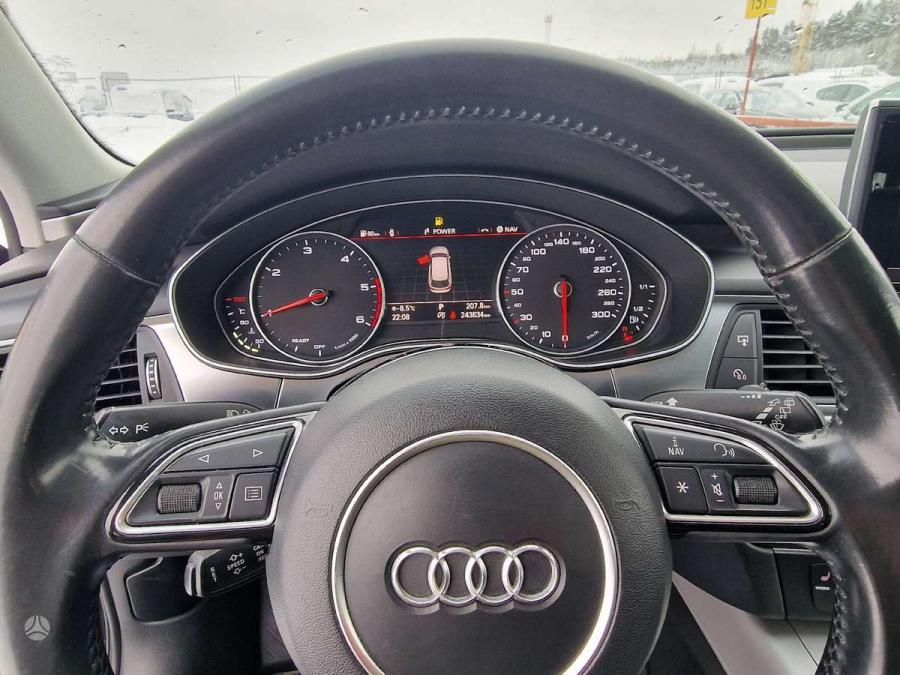Brown Audi A6 2016 in Vilnius, with an engine capacity of 1.97 L and mileage of 233 thousand km for 13300 €, photo 24 on AUTOMOTO.COM.LV