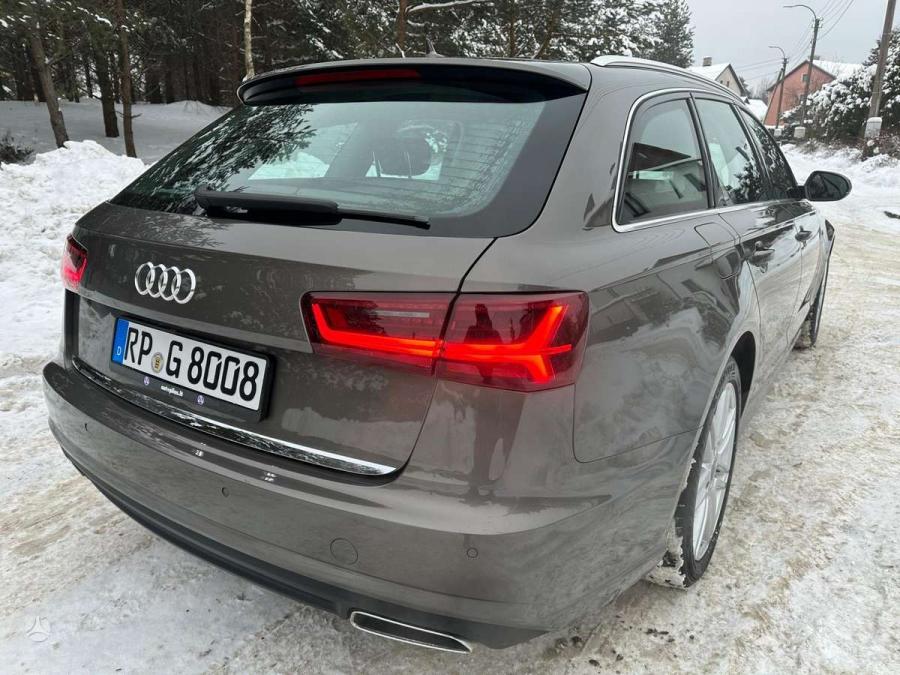 Brown Audi A6 2016 in Vilnius, with an engine capacity of 1.97 L and mileage of 295 thousand km for 12150 €, photo 11 on AUTOMOTO.COM.LV