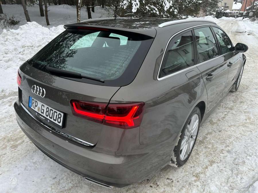 Brown Audi A6 2016 in Vilnius, with an engine capacity of 1.97 L and mileage of 295 thousand km for 12150 €, photo 12 on AUTOMOTO.COM.LV