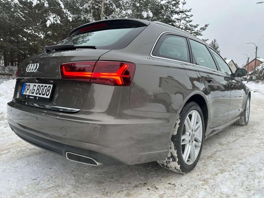 Brown Audi A6 2016 in Vilnius, with an engine capacity of 1.97 L and mileage of 295 thousand km for 12150 €, photo 13 on AUTOMOTO.COM.LV