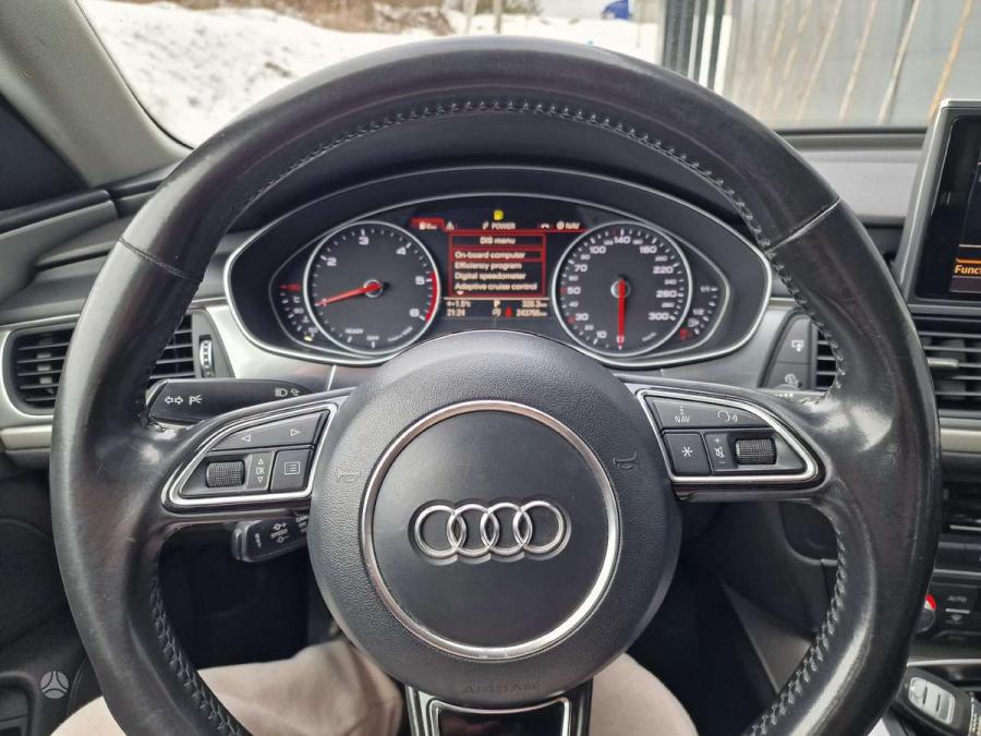 Brown Audi A6 2016 in Vilnius, with an engine capacity of 2.00 L and mileage of 243 thousand km for 12999 €, photo 25 on AUTOMOTO.COM.LV