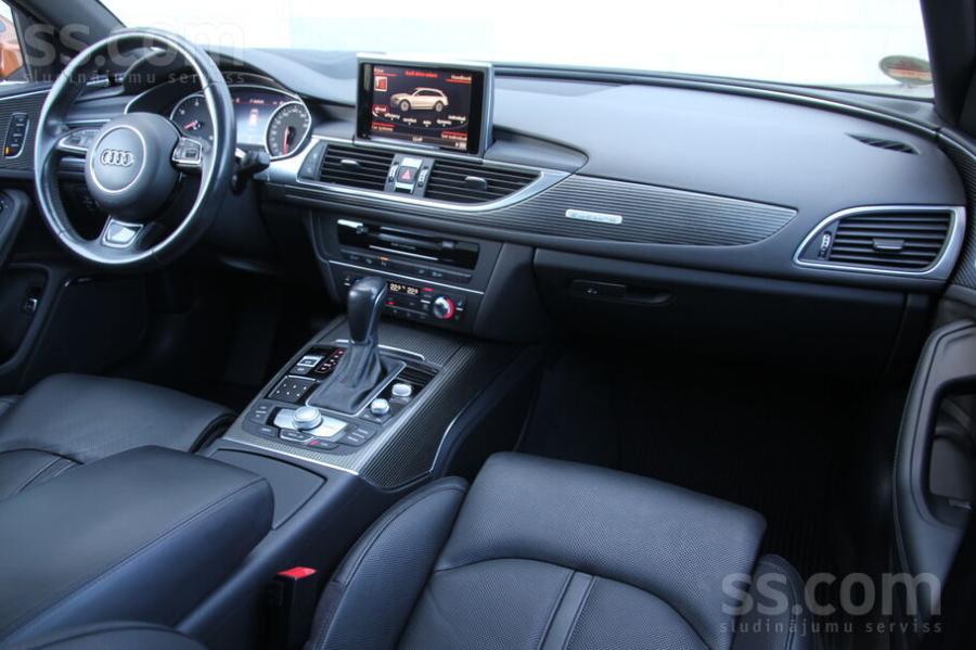 Brown Audi A6 2016 in Tukums, with an engine capacity of 3.00 L and mileage of 179 thousand km for 23900 €, photo 6 on AUTOMOTO.COM.LV
