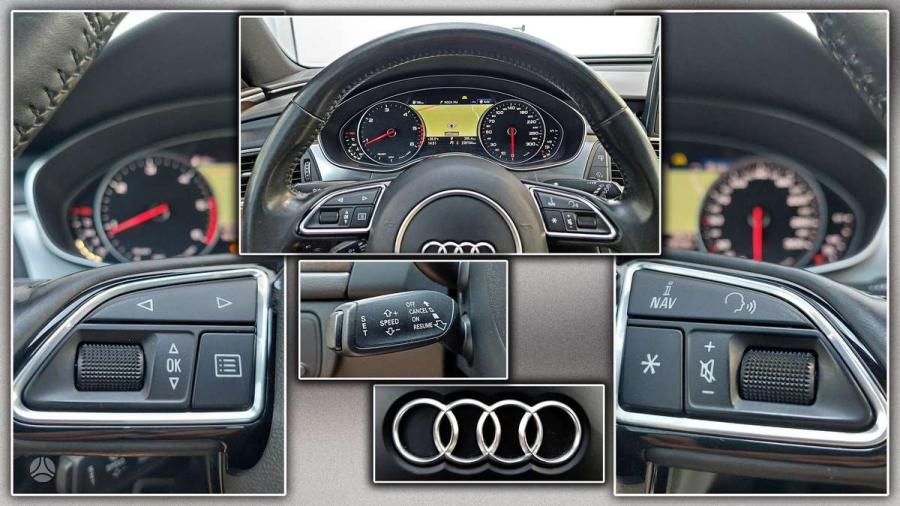 Brown Audi A6 2016 in Vilnius, with an engine capacity of 1.97 L and mileage of 238 thousand km for 14990 €, photo 17 on AUTOMOTO.COM.LV